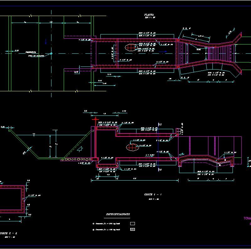 Take Lateral Of A River 4 DWG Block for AutoCAD • Designs CAD