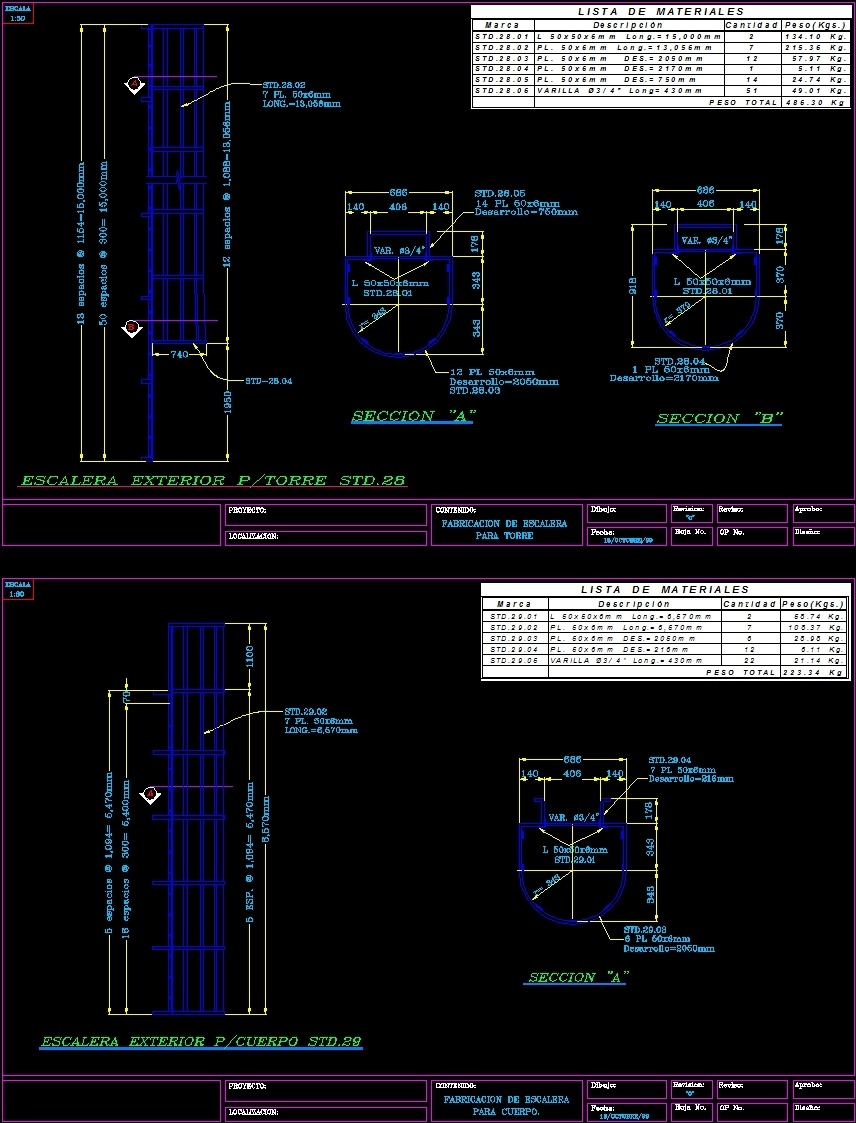 Tank Cap 40000 Gln- Of 15 Mts Height DWG Detail for AutoCAD • Designs CAD