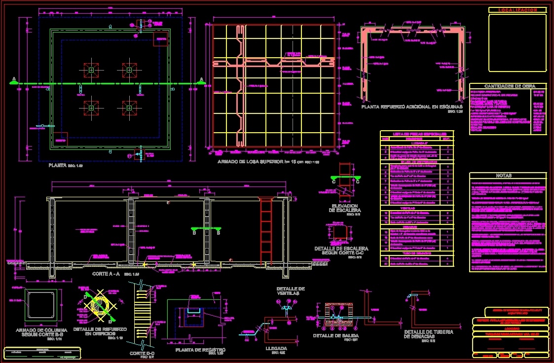 Tank Of Water 165 M3 DWG Full Project for AutoCAD • Designs CAD