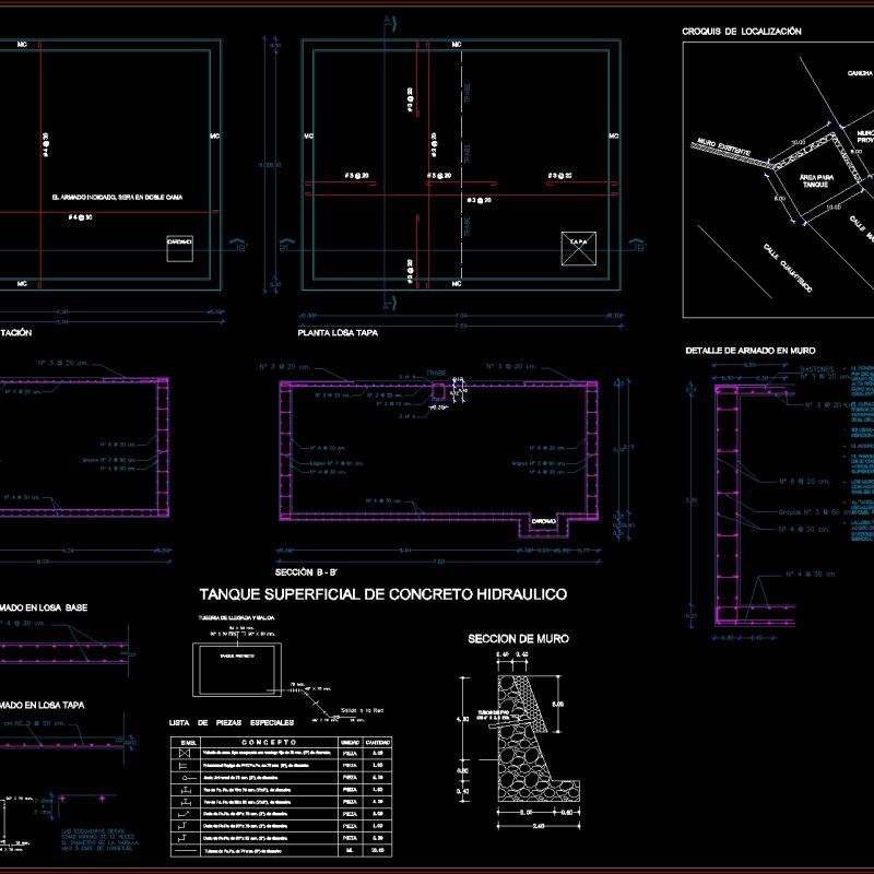 Tank Water Surface DWG Detail for AutoCAD • Designs CAD