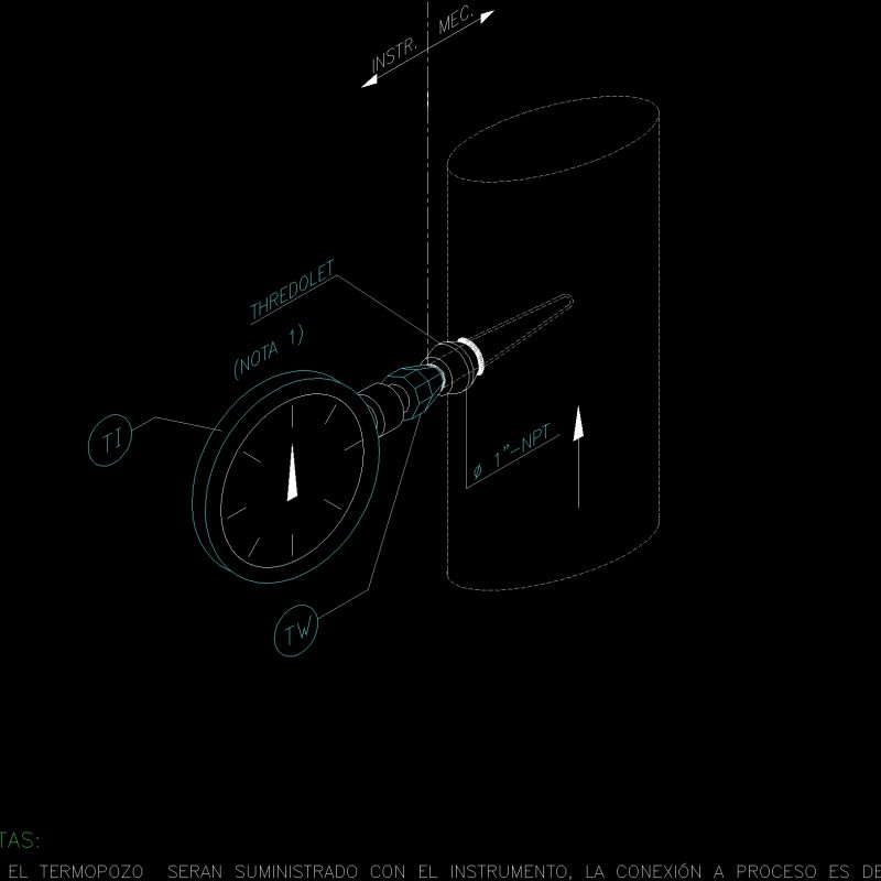 Temperature Indicator DWG Detail for AutoCAD • Designs CAD