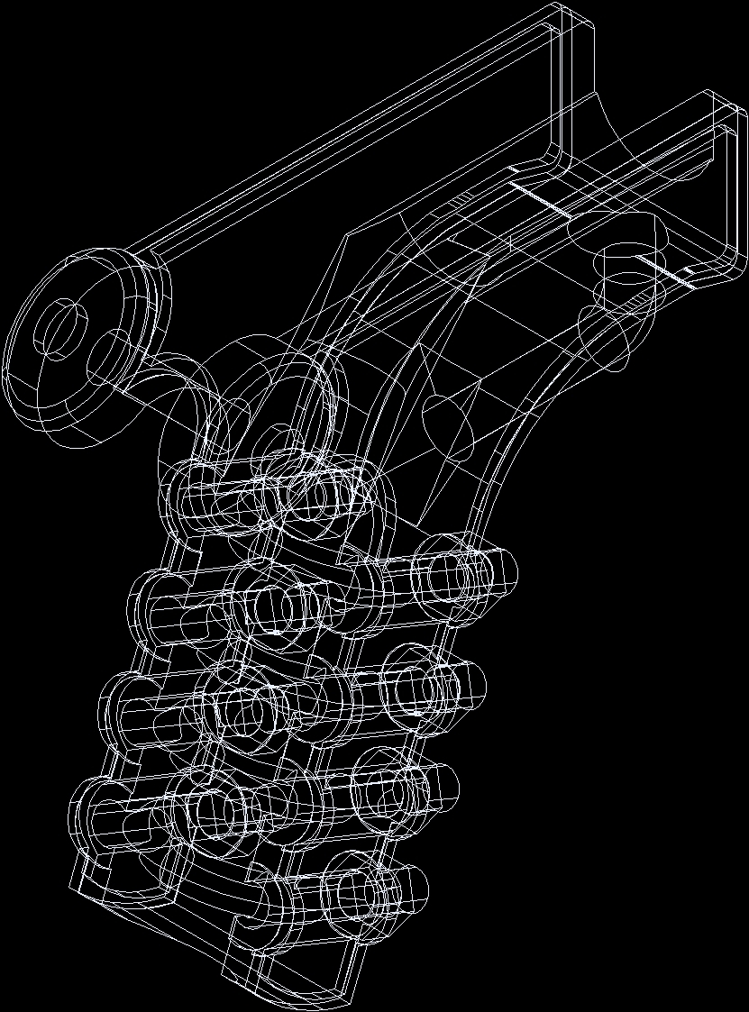 Terminal Type Pistol DWG Block for AutoCAD • Designs CAD