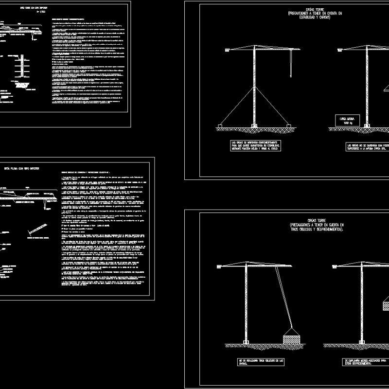 Tower Crane DWG Block for AutoCAD | DesignsCAD