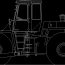 Tractor With Front-End Dozer DWG Block for AutoCAD • Designs CAD