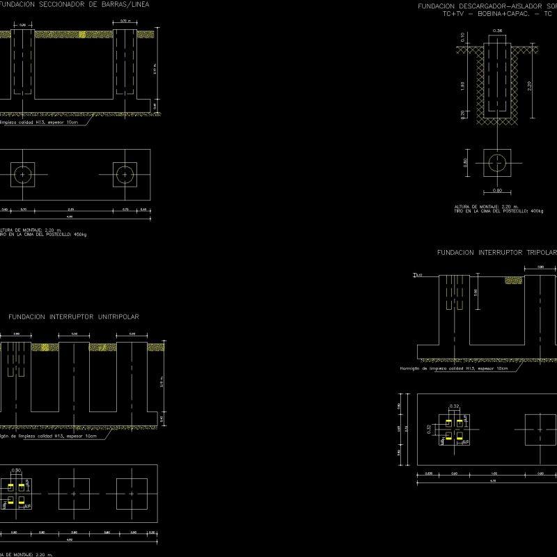 Transformer Station 132kv DWG Block for AutoCAD • Designs CAD