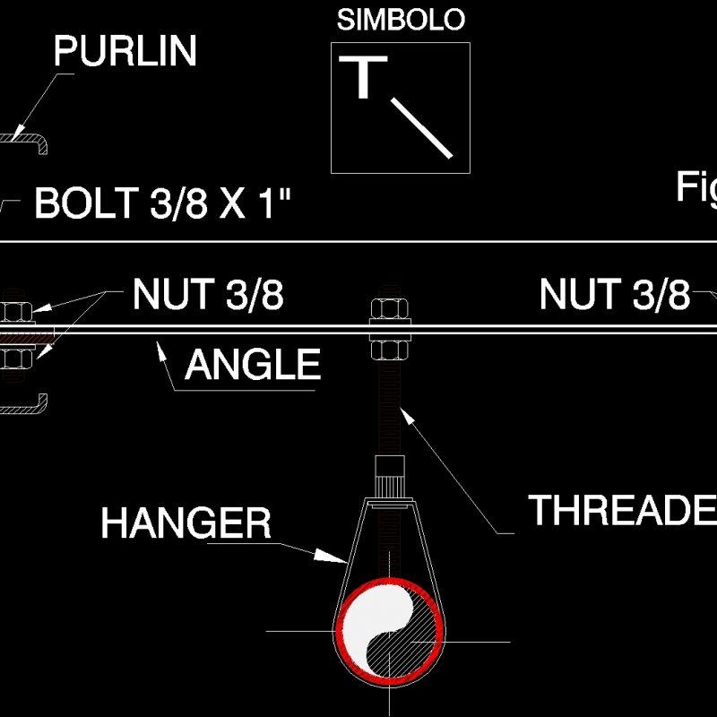 Trapeze Support DWG Detail for AutoCAD • Designs CAD