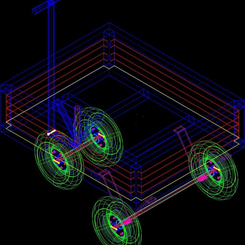 Trolley 3D DWG Model for AutoCAD • Designs CAD