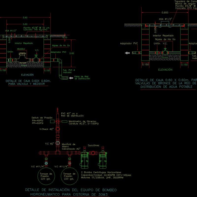 Valve Box DWG Detail for AutoCAD • Designs CAD