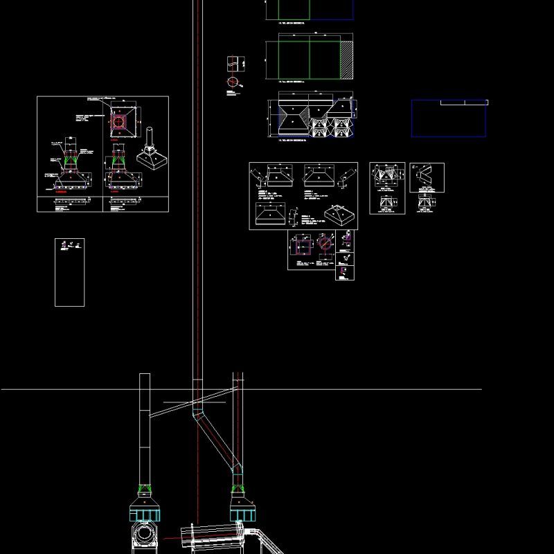 Vapor Extraction Hoods Sorbarador DWG Block for AutoCAD • Designs CAD