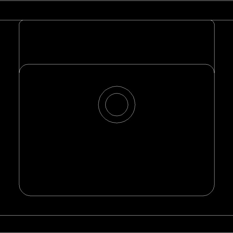 Wash Basin With Counter 580x475 DWG Block for AutoCAD • Designs CAD