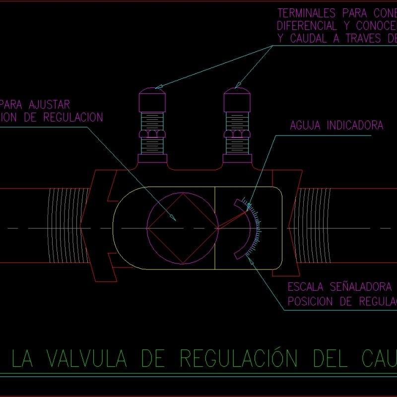 Water Control Valve DWG Detail for AutoCAD • Designs CAD