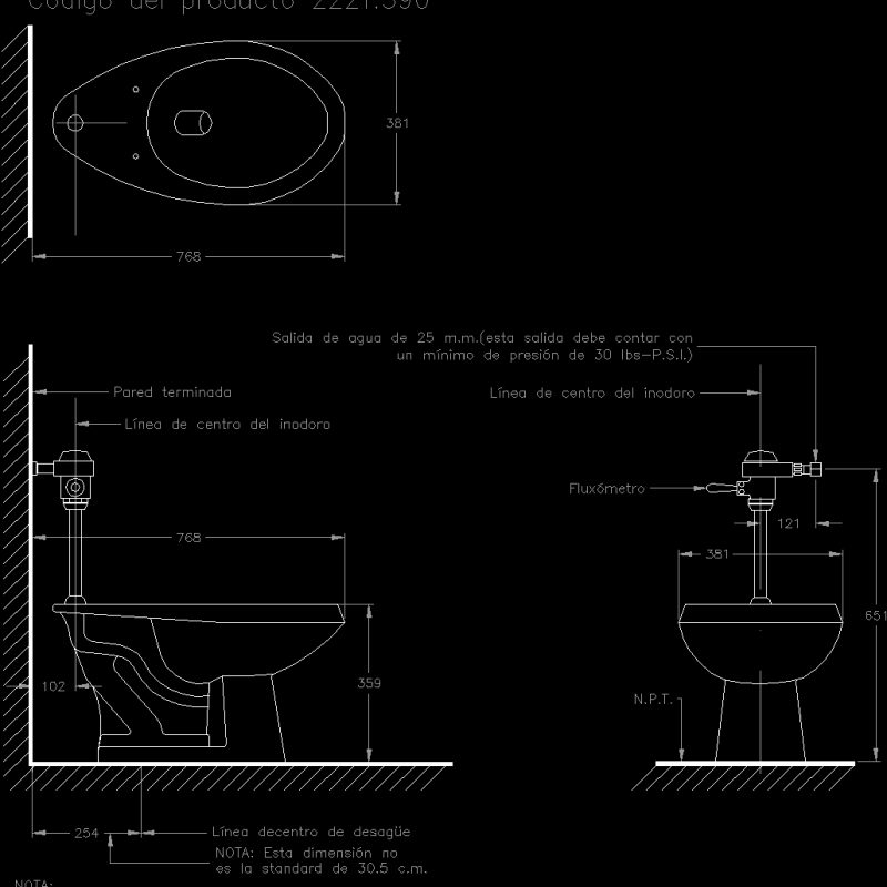 Wc DWG Section for AutoCAD • Designs CAD