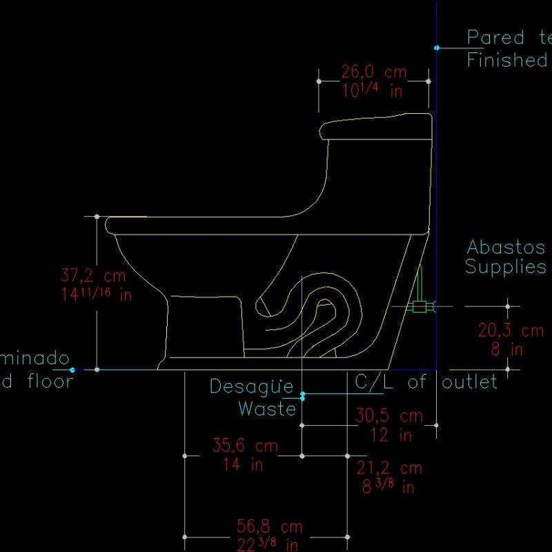 Wc Elite DWG Block for AutoCAD • Designs CAD