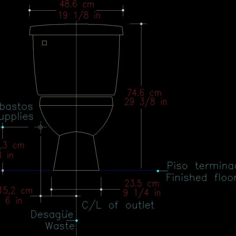 Wc Maximo DWG Block for AutoCAD • Designs CAD