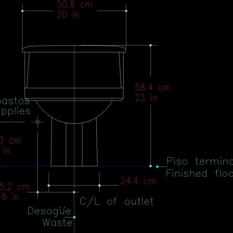 Wc With Backpack DWG Block for AutoCAD • Designs CAD