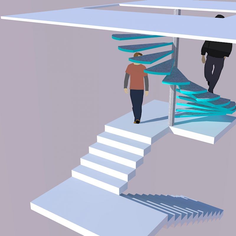 Snail Tiers 3D DWG Model for AutoCAD • Designs CAD