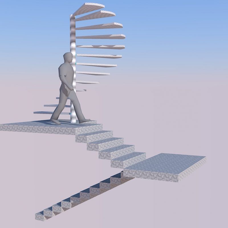 Snail Tiers 3D DWG Model for AutoCAD • Designs CAD