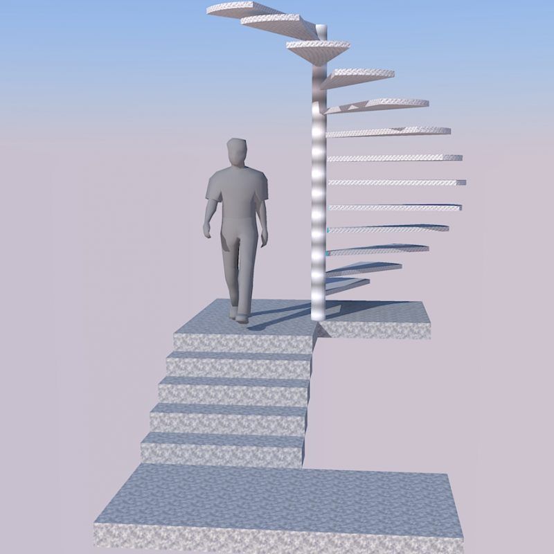 Snail Tiers 3D DWG Model for AutoCAD • Designs CAD