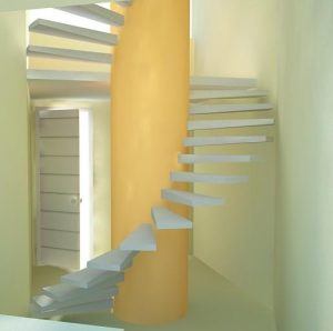 Crescent Staircase DWG Block for AutoCAD • Designs CAD