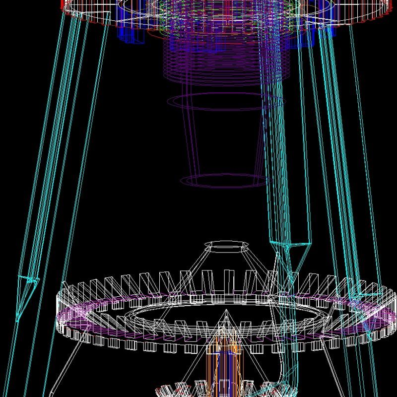 Bico Spray Tower Resfriamento DWG Block for AutoCAD • Designs CAD