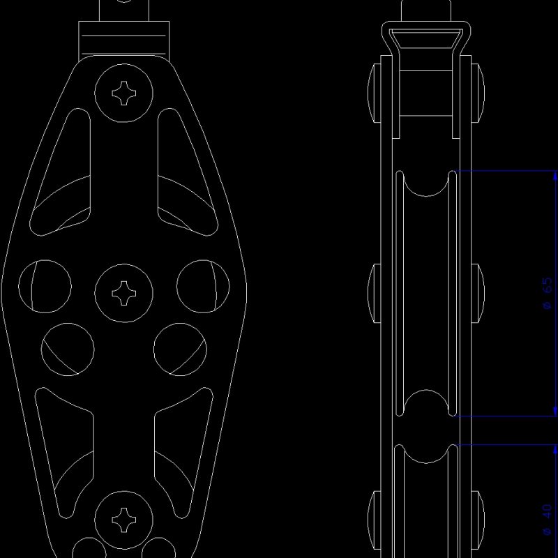 Blocks - Sheaves DWG Block for AutoCAD • Designs CAD