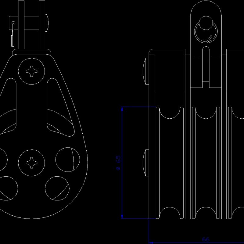Blocks - Sheaves DWG Block for AutoCAD • Designs CAD