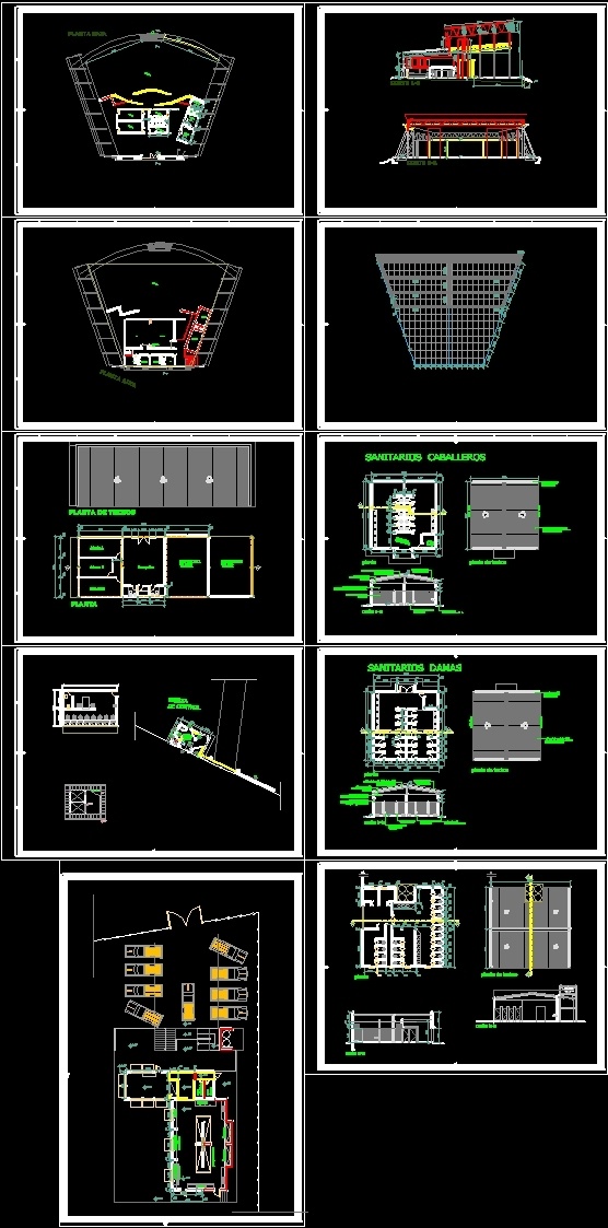 Buenos Aires Redevelopment, Building Module Designs DWG Block for ...