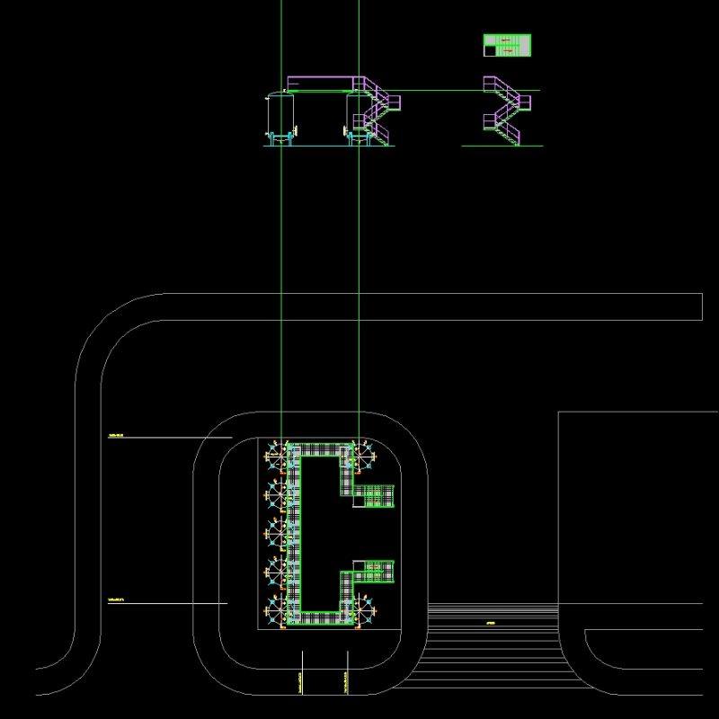 Chemical Liquid Dispensing System In An Oil Pumping Station DWG Block ...