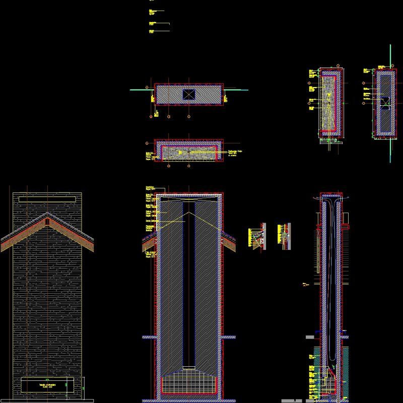 Chimney DWG Detail for AutoCAD • Designs CAD