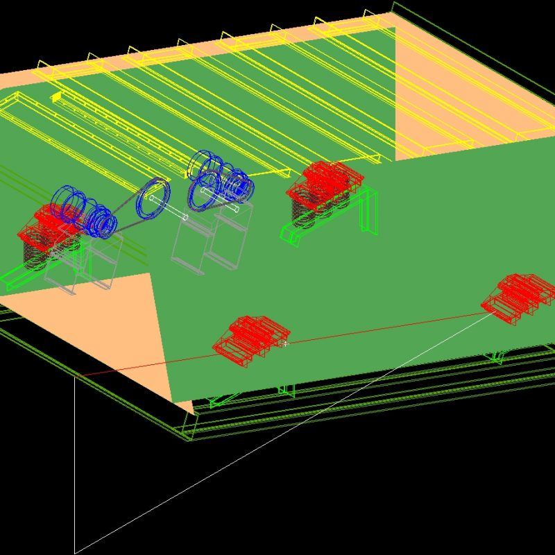 Clinker Screen Machine, Cement DWG Block for AutoCAD • Designs CAD