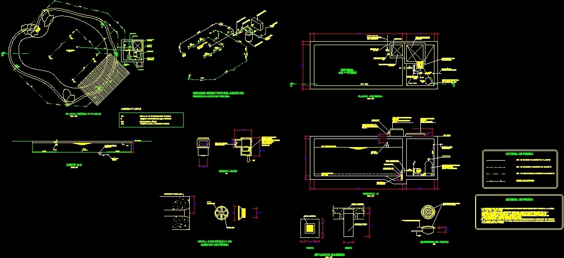 Detail Of Pool And Cistern DWG Detail for AutoCAD • Designs CAD
