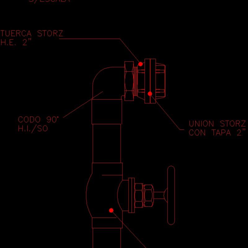 Dry Net With Srorz Connection DWG Block for AutoCAD • Designs CAD
