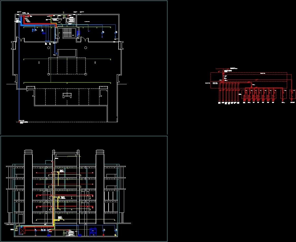 Electricity - Section - Scheme Transport Of Cables DWG Section for ...