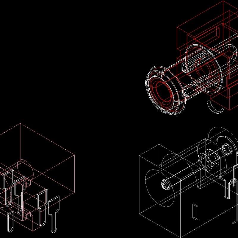 Electronics Parts 3D DWG Model for AutoCAD • Designs CAD