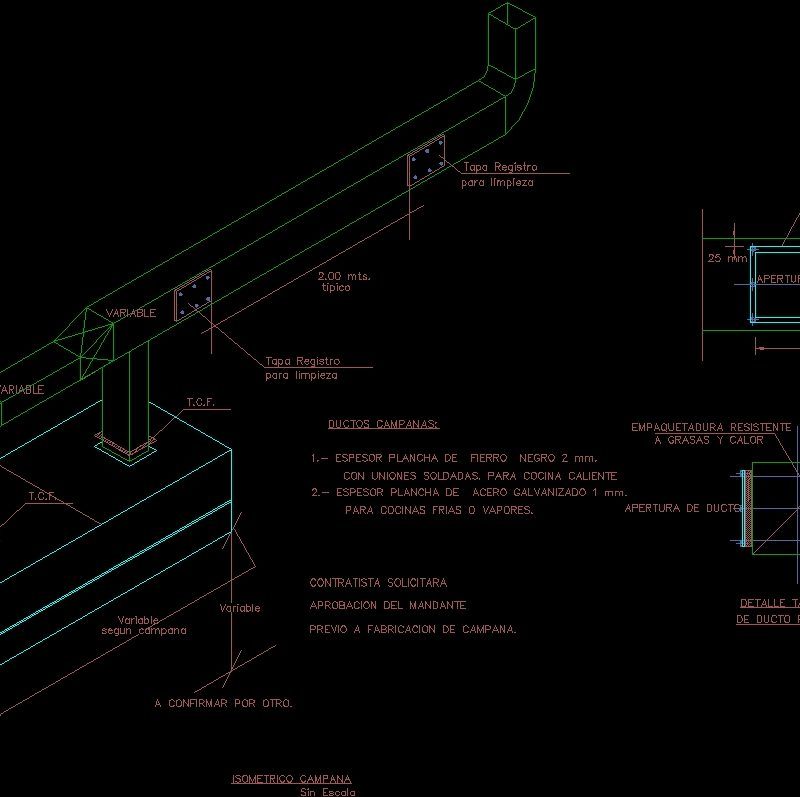 Exhaust Hood DWG Block for AutoCAD • Designs CAD