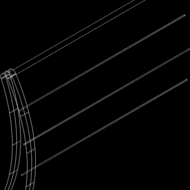 Handrail 3D DWG Model for AutoCAD • Designs CAD