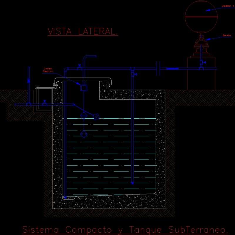 Hydroneumatic Tank DWG Block for AutoCAD • Designs CAD