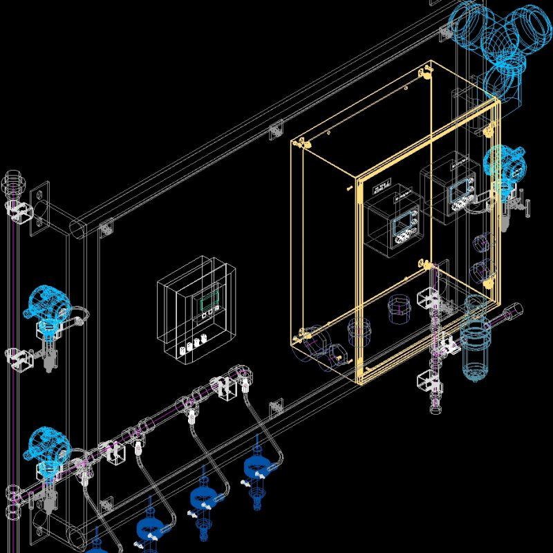 Instrument Control Panel 3D DWG Model for AutoCAD • Designs CAD