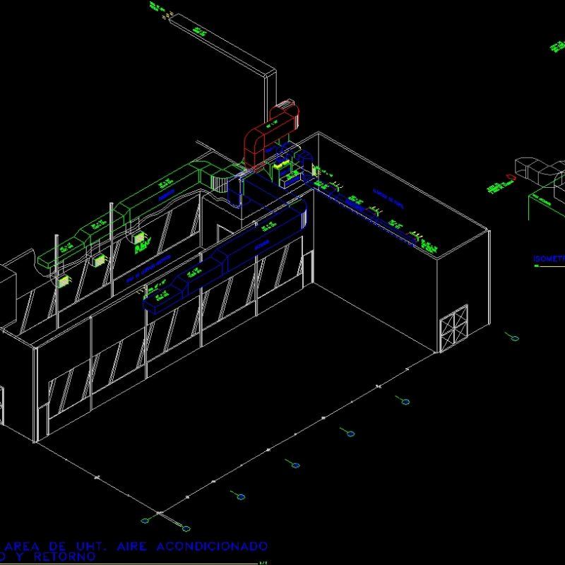 Isometric System Air Conditioning DWG Block for AutoCAD • Designs CAD