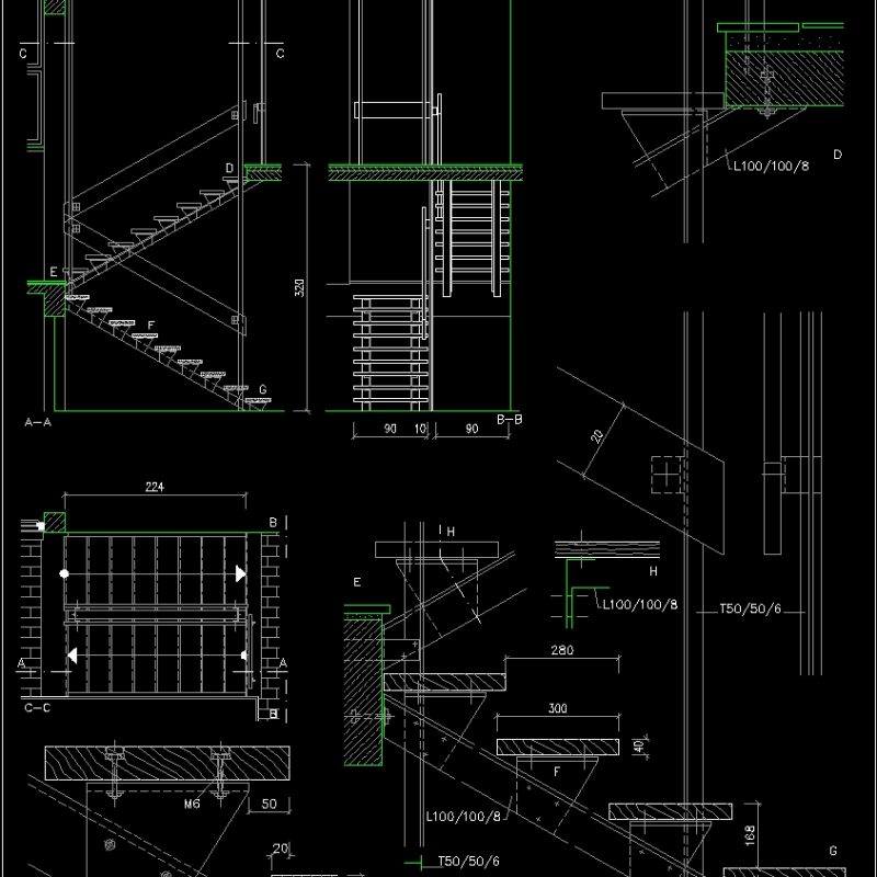 Ladders DWG Detail for AutoCAD • Designs CAD