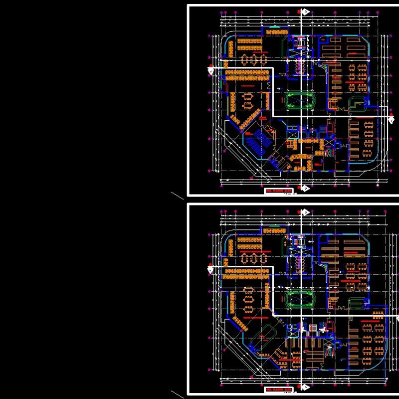Library Design--Monumental Volumes And Glass DWG Block for AutoCAD ...