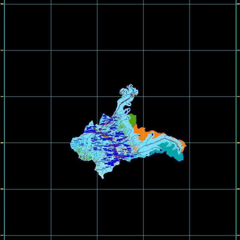 Map Physical And Political Of Carhuaz DWG Block for AutoCAD • Designs CAD