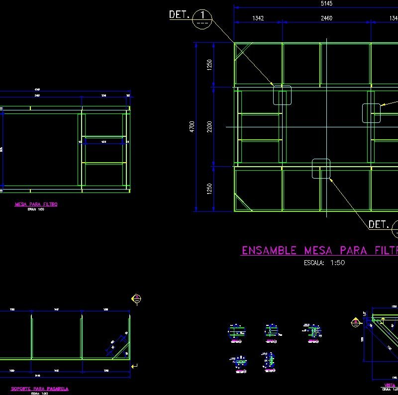 Metal Platform DWG Block for AutoCAD • Designs CAD