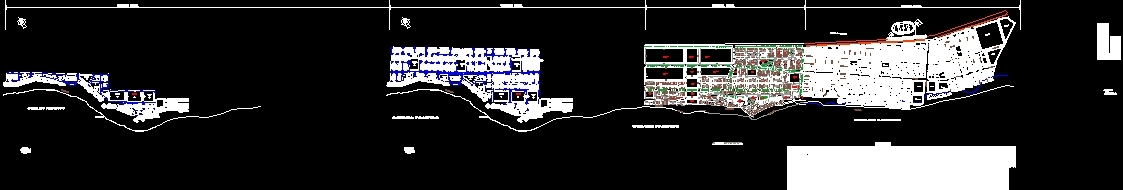 Plane Boca Beach On Tacna River DWG Block for AutoCAD • Designs CAD