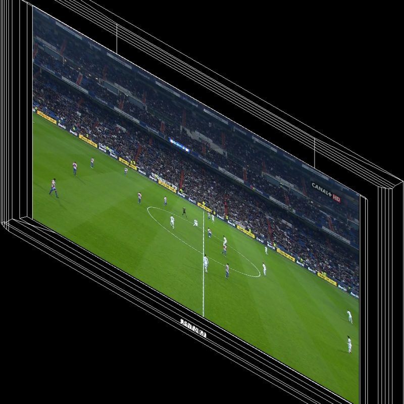 Plasma Tv 60 3D DWG Model for AutoCAD | Designs CAD