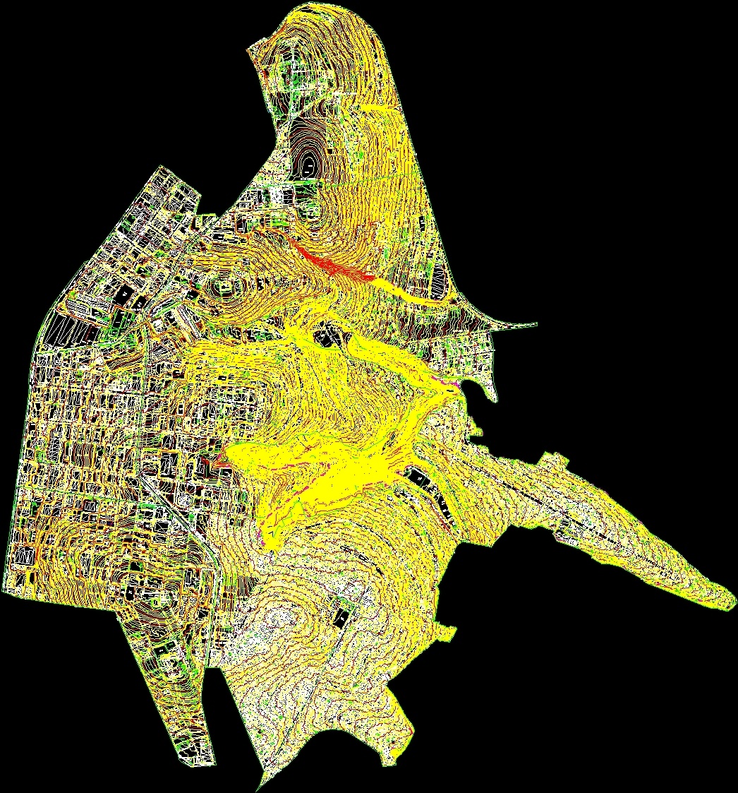Plat Of Ecuador, Quito - Committee Of The Town DWG Block for AutoCAD ...