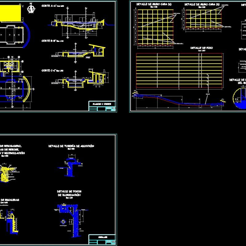 Pool 's Project With Details DWG Full Project for AutoCAD • Designs CAD
