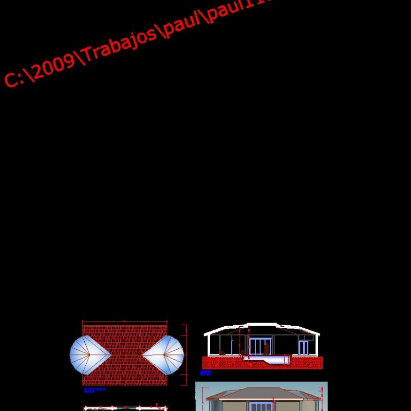 Pool House DWG Plan for AutoCAD • Designs CAD