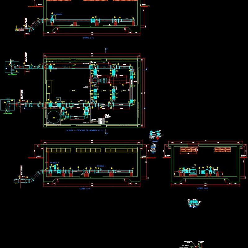 Pumping Station DWG Block for AutoCAD • Designs CAD