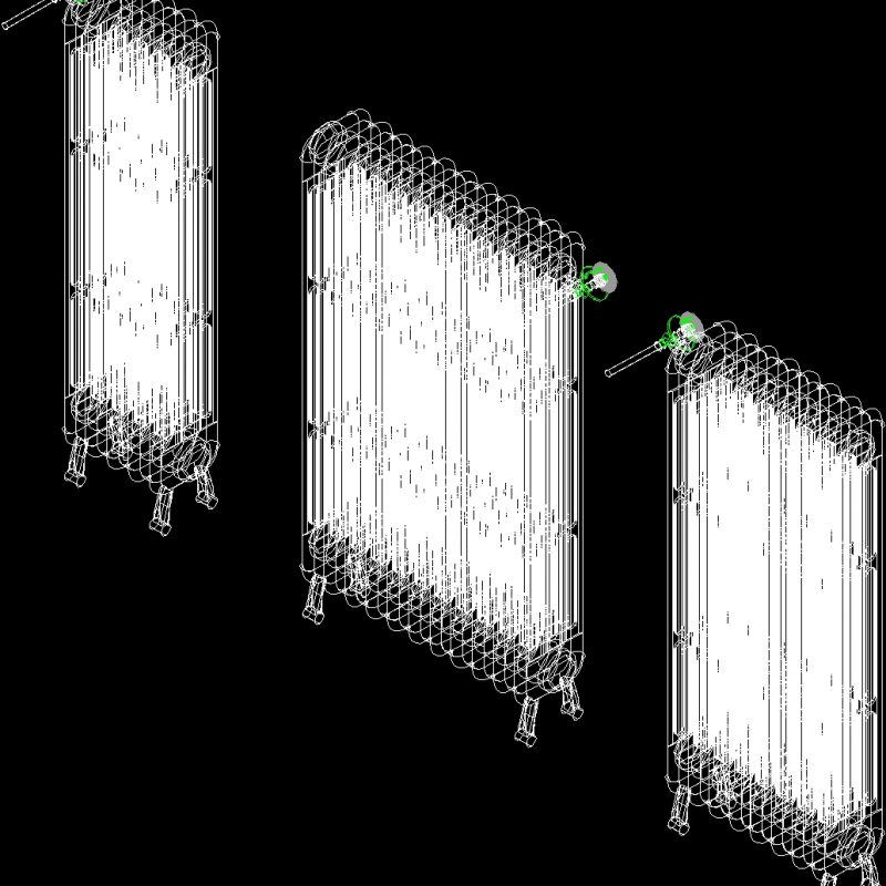 Radiators 3D DWG Model for AutoCAD • Designs CAD
